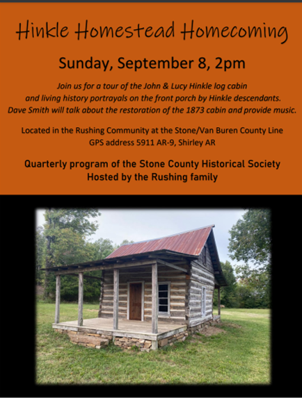 Next Quarterly Meeting of Society to be at Hinkle Homestead – Stone ...